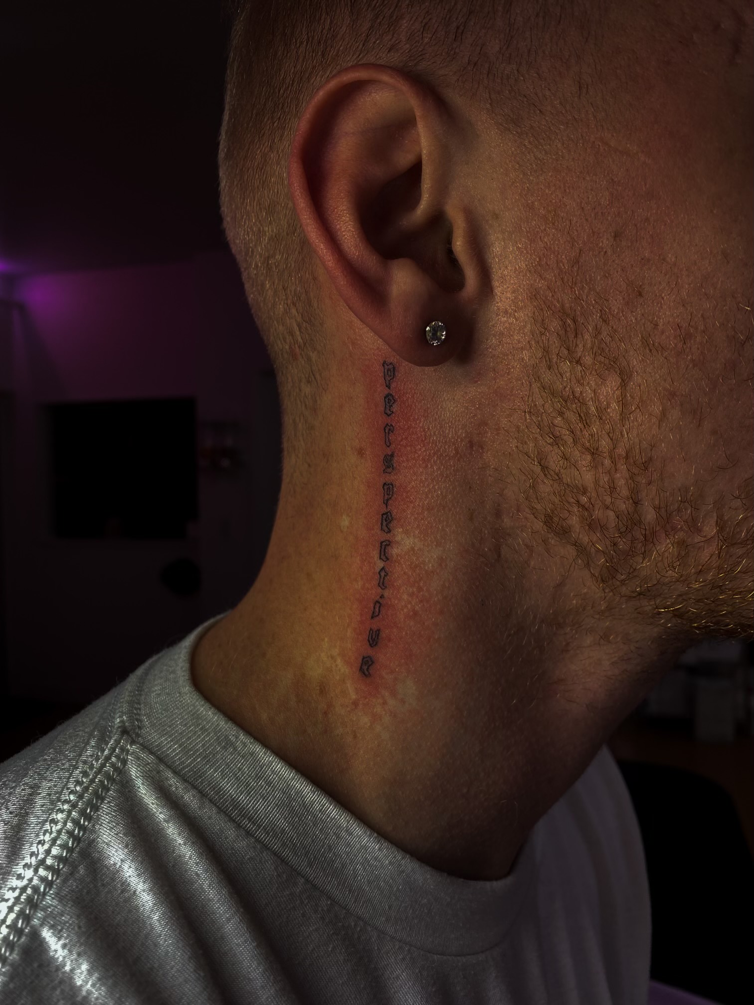 Script Tattoos In New York New York Blue Art Tattoo